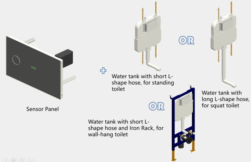 Rajeyn Pneumatic Auto Concealed Cistern Introduction – RAJEYN INTELLIGENT
