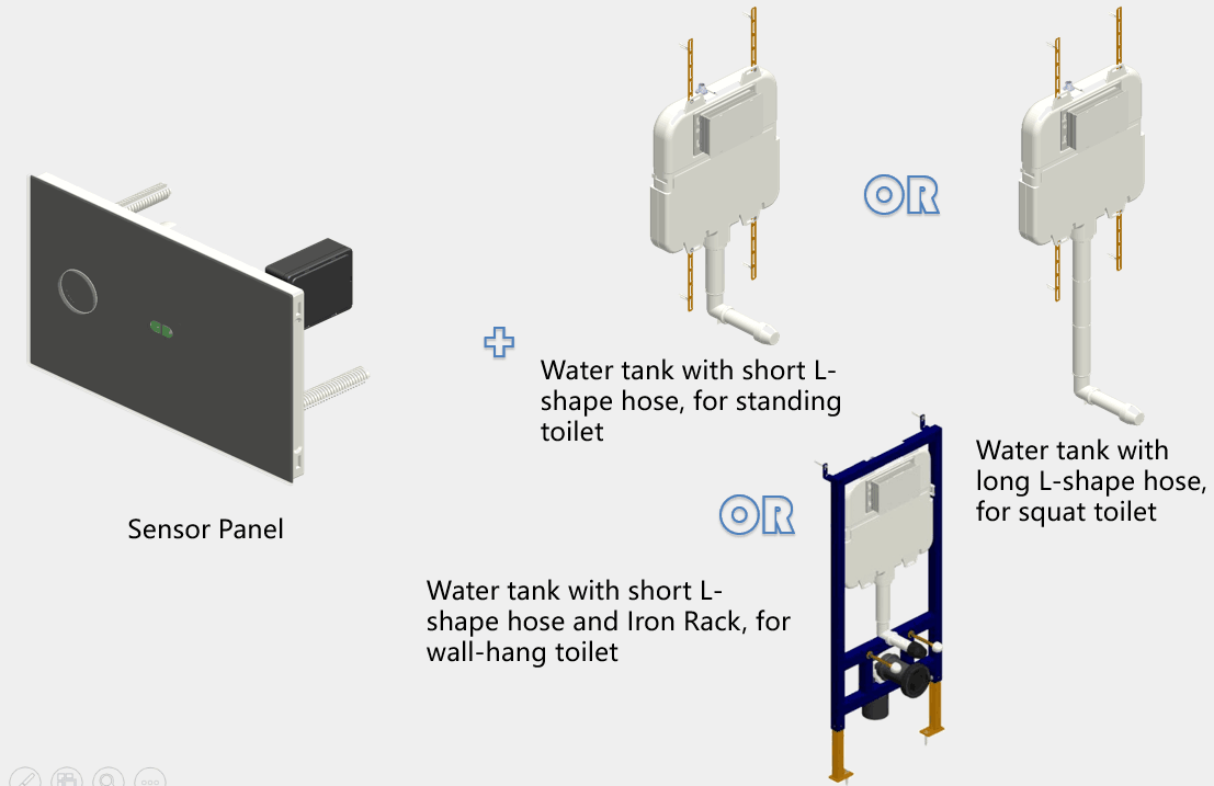 Rajeyn Pneumatic Auto Concealed Cistern Introduction – RAJEYN INTELLIGENT